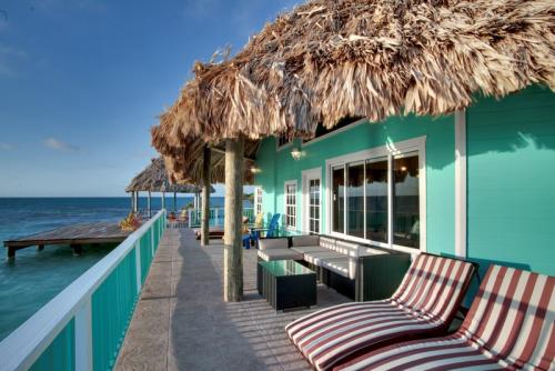 Belize All Inclusive Overwater Villa Rental | 3 BR Overwater Bungalow